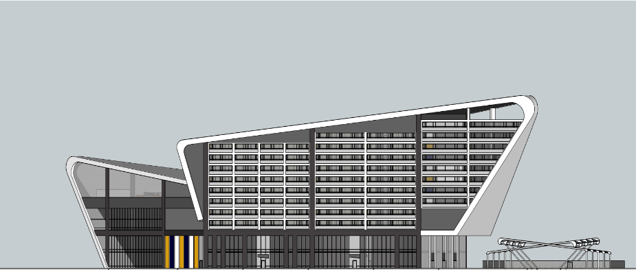 [building] [practice] Concept of an apartment high-rise for my design ...