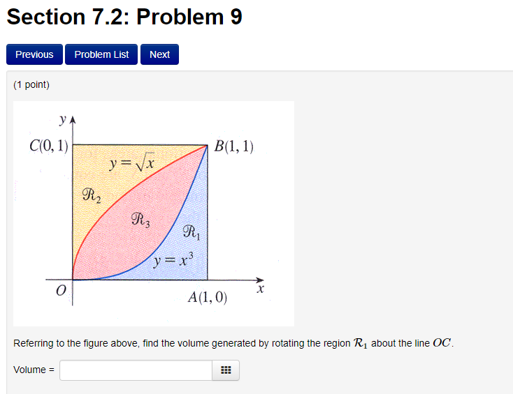 Solved Section 7.2: Problem 9 PreviouS Problem List Next 1 | Chegg.com Solved Section 7.2: Problem 9 PreviouS Problem List Next 1 | Chegg.com