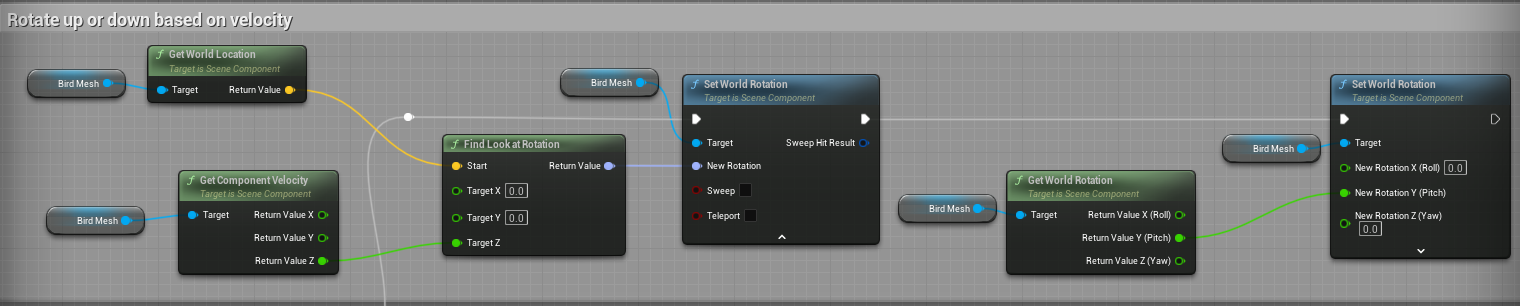 How do I rotate my pawn up or down based on movement direction in BP? : r/unrealengine
