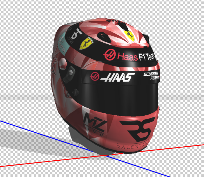 MatthiazLive helmet ferrari+haas | OverTake (Formerly RaceDepartment)