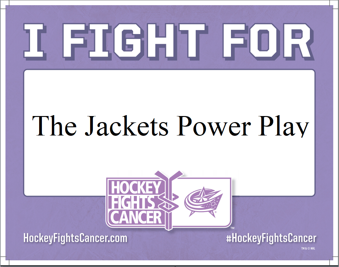 Signs for our next home game. You're welcome. : r/BlueJackets