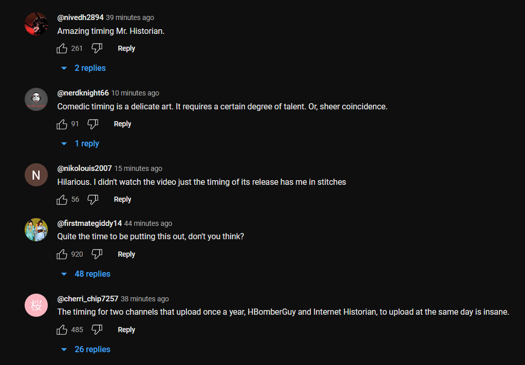 With Internet Historian releasing a new video today : r/hbomberguy