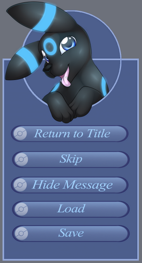 Custom menu (from menu button). :: TyranoBuilder Visual Novel Studio ...