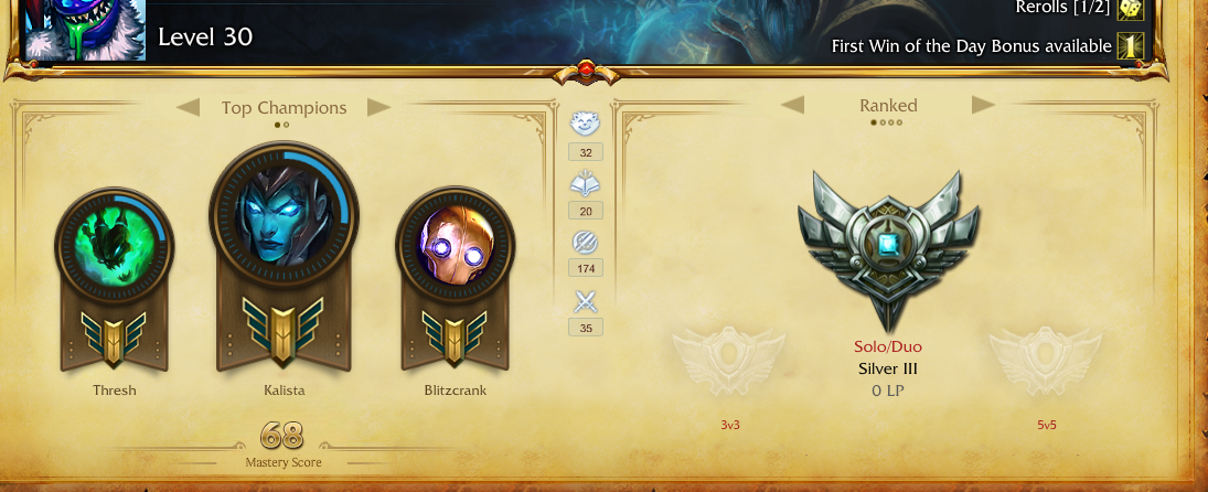 [WTS] NA League Of Legends Account [Silver III | 114 Champs | A Few ...