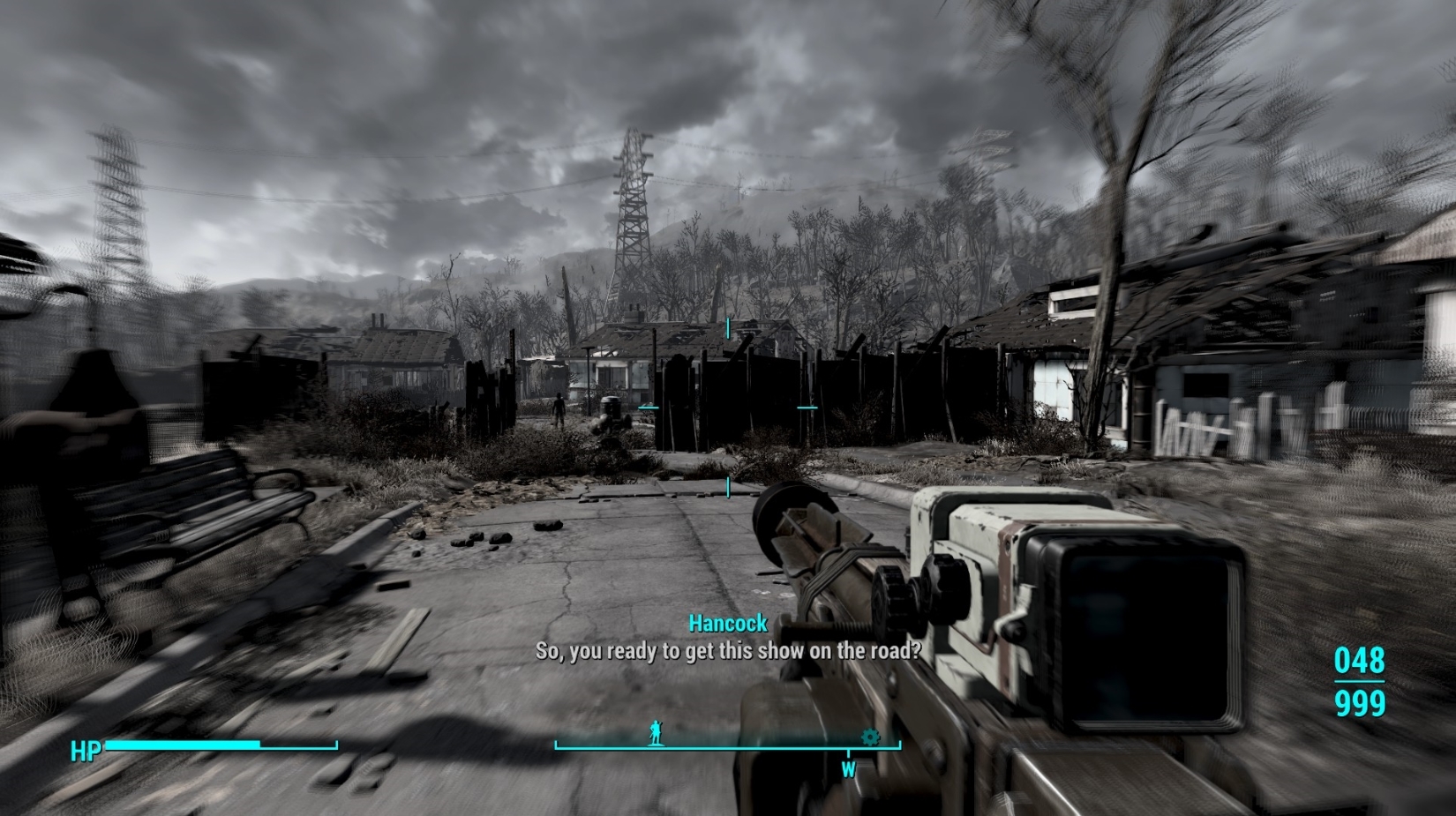 BUG with recon scope. (permanent grey screen) : r/fo4