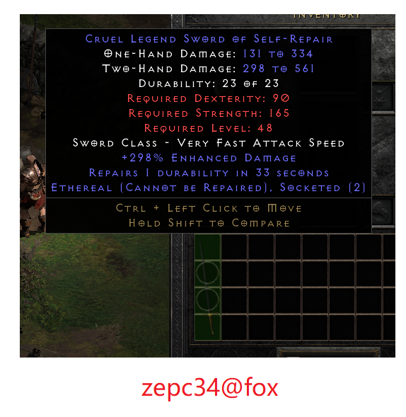 Xh23 Erep Magic Legend Sword Ed*298 2*sox - Topic - d2jsp