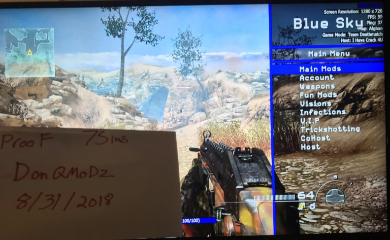 MW2 (ModMenu | Unlock All | Color Classes | Infections) (Blue Sky v3.1 ...