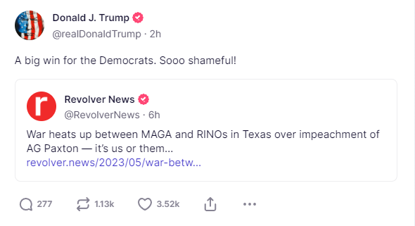 Post ITT every time you lol at Trump's bazar truths - The Something ...