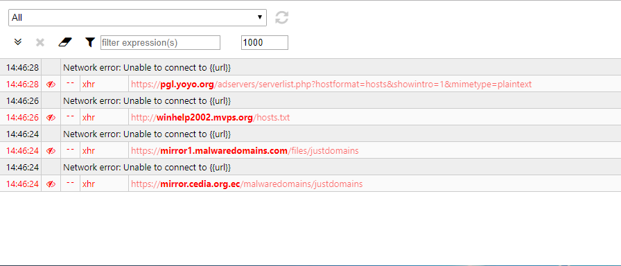 Cannot UPDATE Assets · Issue #995 · gorhill/uMatrix · GitHub