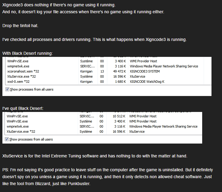 XIGNCODE DOESNT RUN WHEN BDO IS CLOSED! :: Black Desert General Discussions