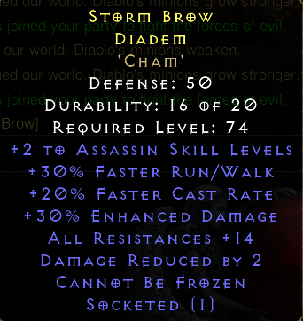 Storm Brow Diadem Sin Circ Ft - Topic - d2jsp