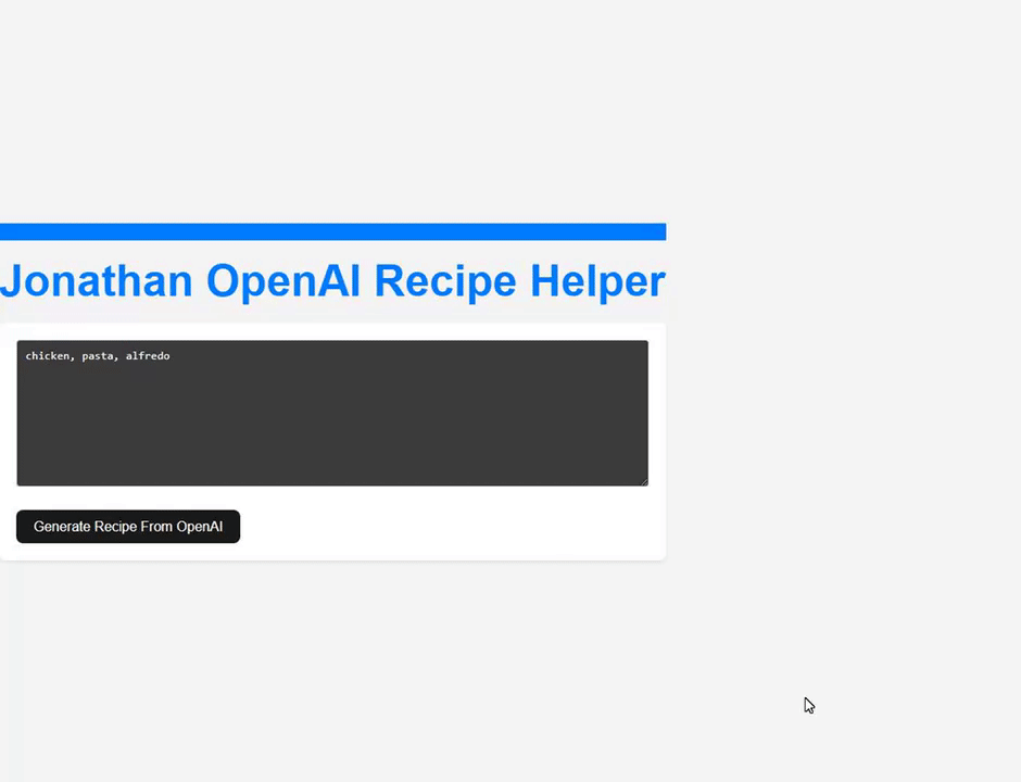 GitHub - jonathanok1/OpenAI-Food-Recipe