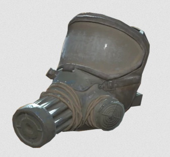 Gas mask types that can be worn with headwear : r/fo76