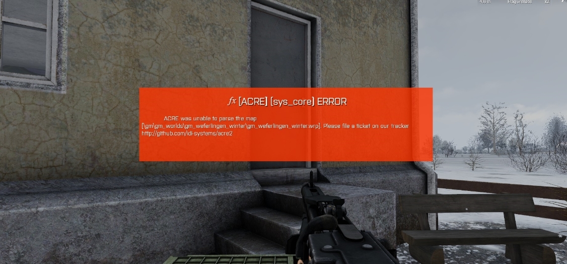 ACRE Fails to load GM map · Issue #661 · IDI-Systems/acre2 · GitHub