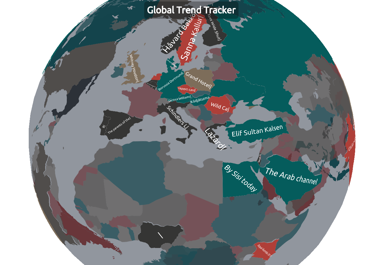 Interactive Global Trend Map (Link in Comments) [OS] [1331x903] : r/MapPorn