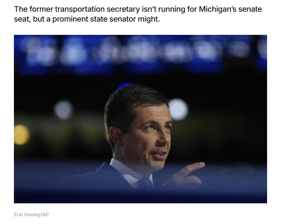 Michigan's Senate Race Is Heating Up -- Even Without Pete Buttigieg ...