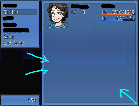 Little Problem with Yanfly's Party Sized Menu Script... | RPG Maker Forums