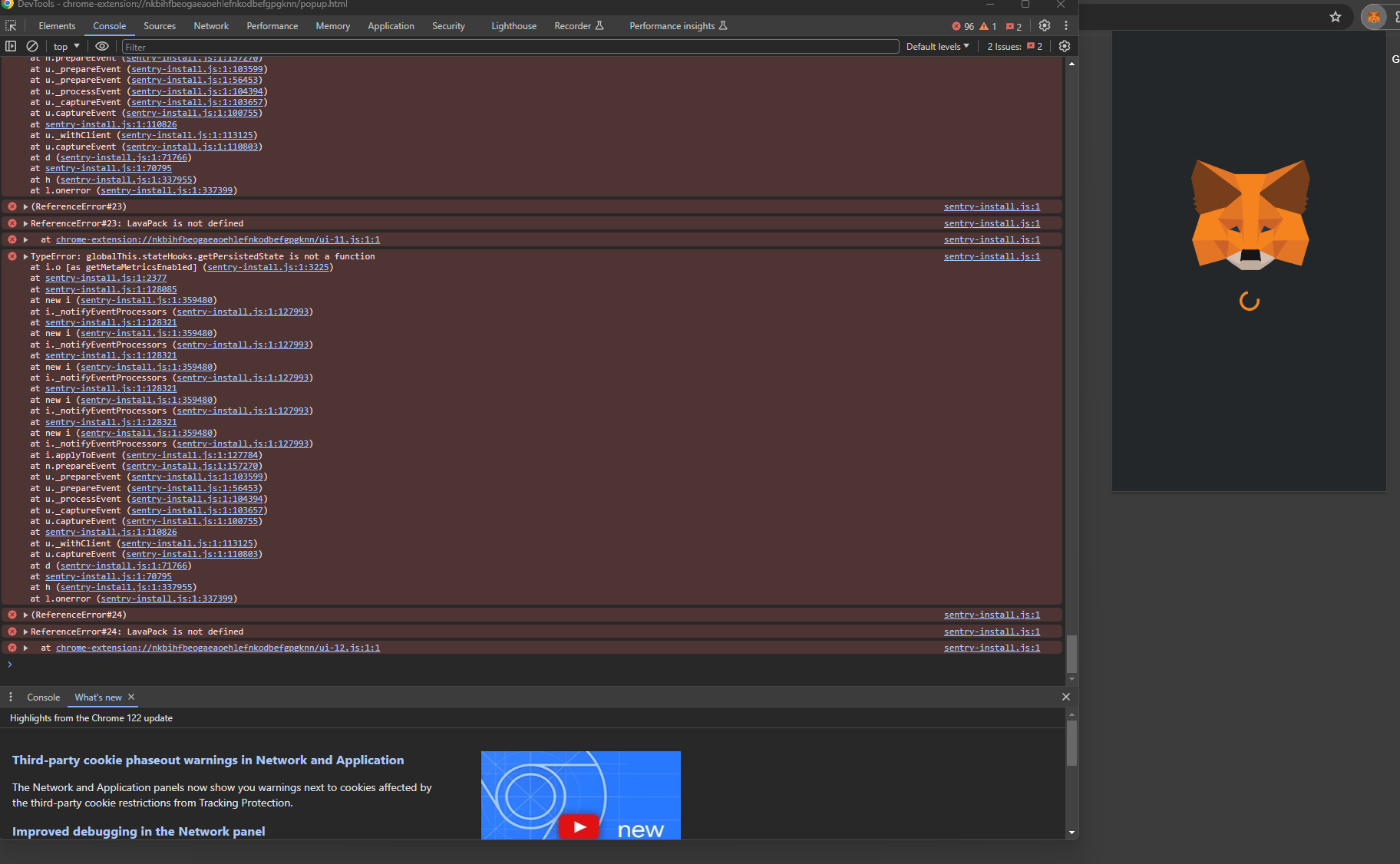 [Bug]: Stuck on loading before I can click or do anything · Issue #22996 · MetaMask/metamask ...