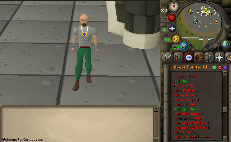 Selling Level 72 Baby Zerker Pure W/ Torso and Rune def. 15 prayer ...