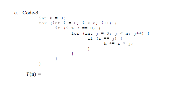 Solved P3. (30 pts) for the following code segments, give | Chegg.com