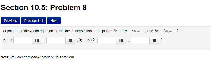 Solved Section 10.5: Problem 8 Previous Problem List Next (1 | Chegg.com