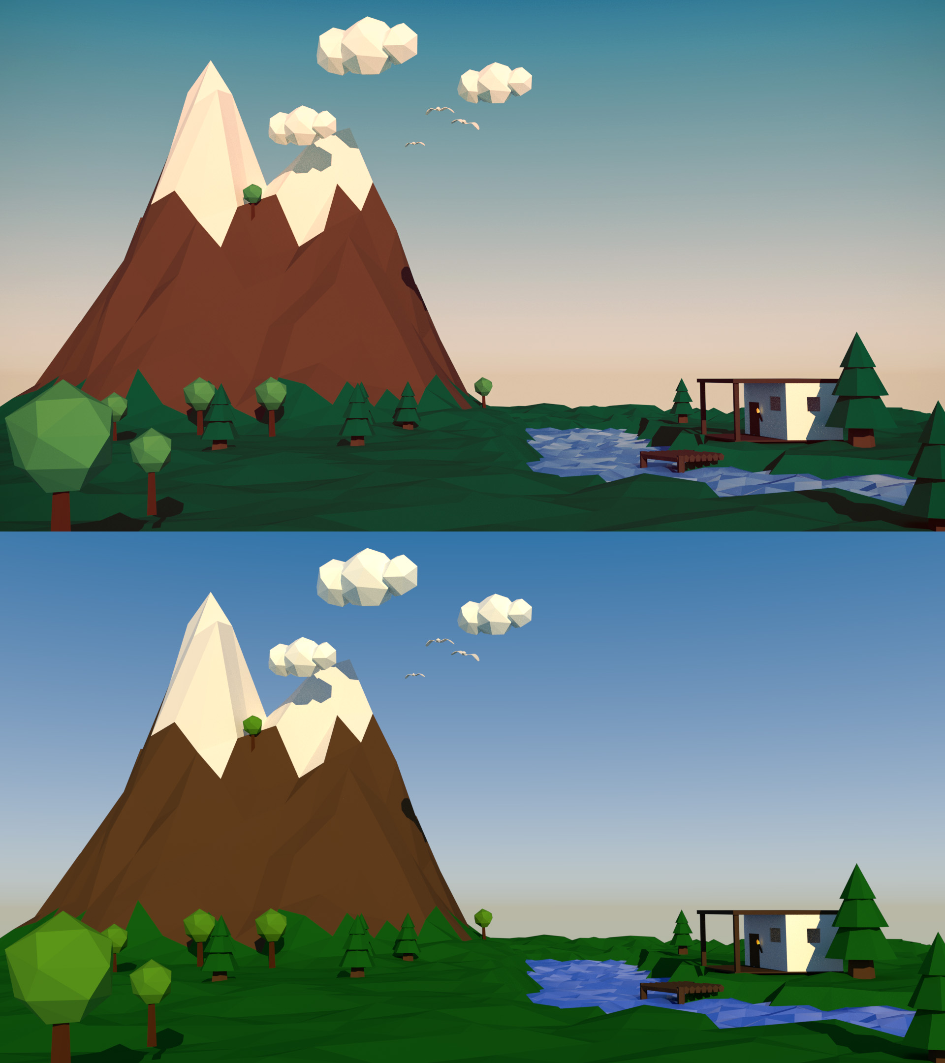 [Critique] First low-poly render : r/blender