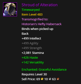 How does this Timewalking cloak exist on Hero-track? : r/wow