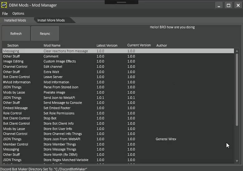 GitHub - generalwrex/DBM-Mod-Manager: USE THE MOD INSTALLER NOT THE MOD MANAGER This is the ...
