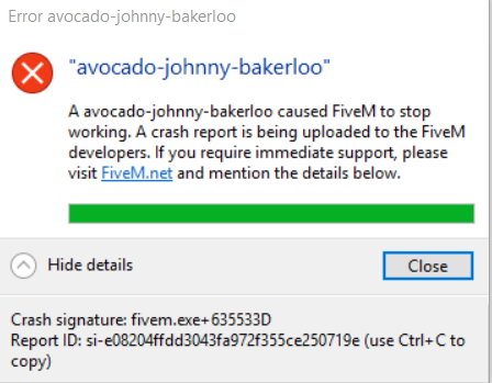 Assertion Failed! Issue With Runtime Library Assertion Failure - FiveM Client Support - Cfx.re ...