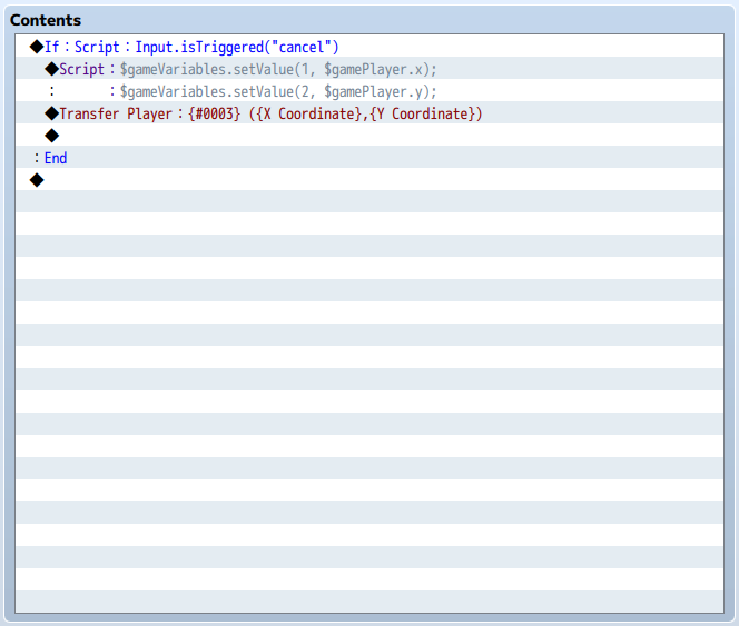 Same Coordinate Transportation | RPG Maker Forums