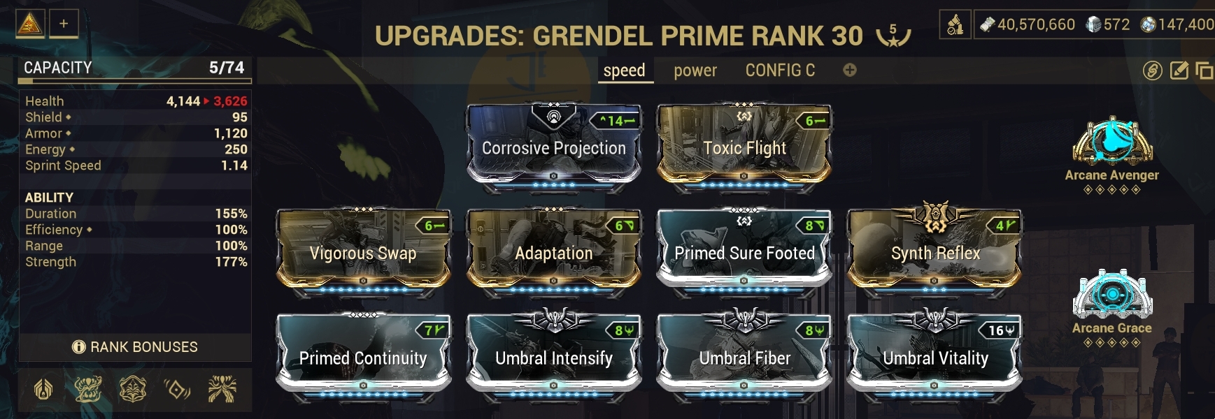 4 Forma Grendel Build by omgbomber1 - Godlike Grendel | All Around ...