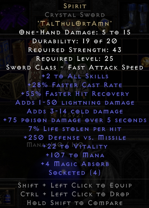 Spirit Sword - Topic - d2jsp