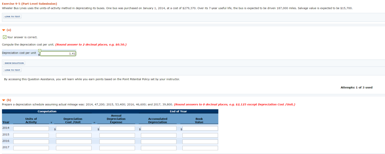 Solved Wheeler Bus Lines uses the units-of-activity method | Chegg.com