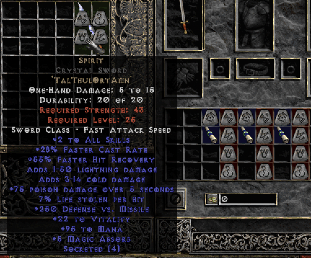 Spirit Cs + Spirit Reroll Set X 3 Ft - Topic - d2jsp