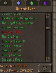 Quested med level ready to be trained for main or pk build | Sell ...