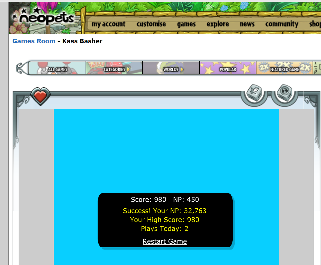 Kass Basher ratio seems a little off today. Reason why? : r/neopets