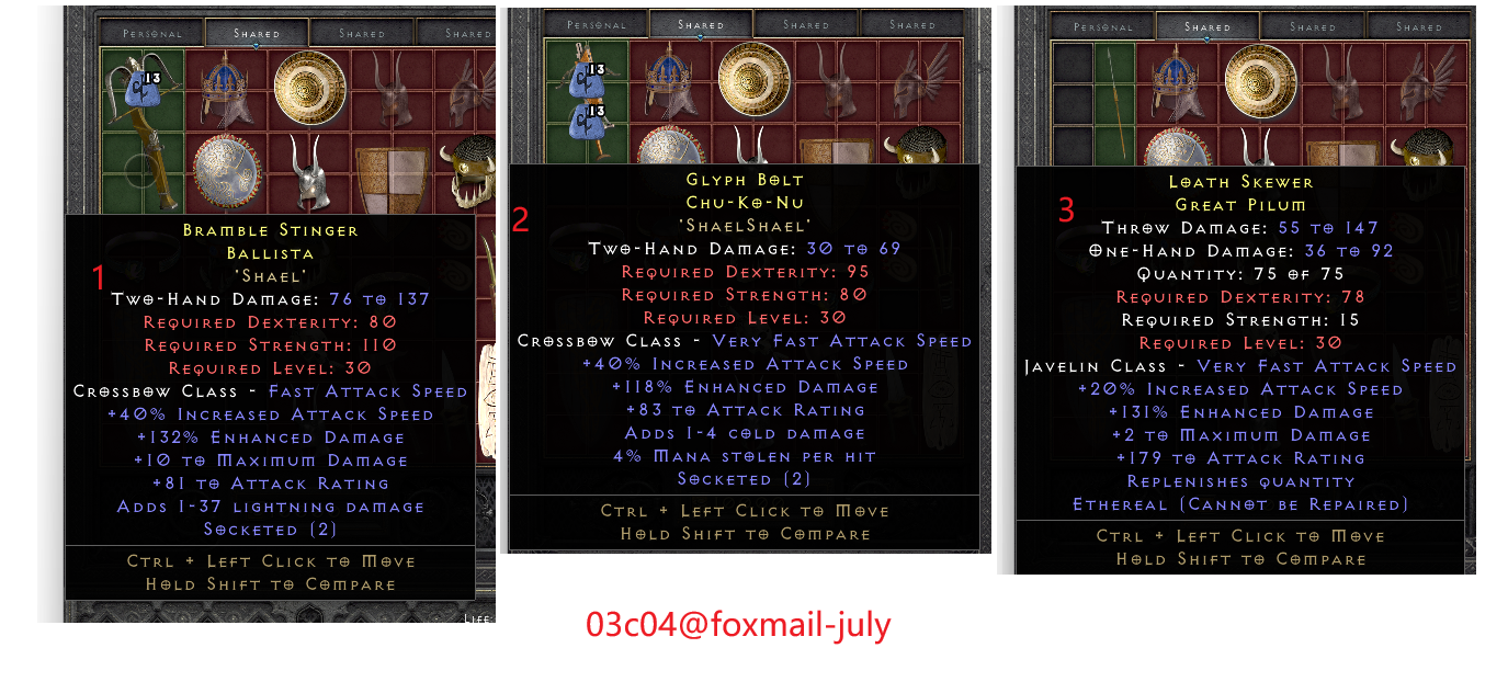 Xh23 Lld Crossbow 2*sox And Erep Java - Topic - d2jsp