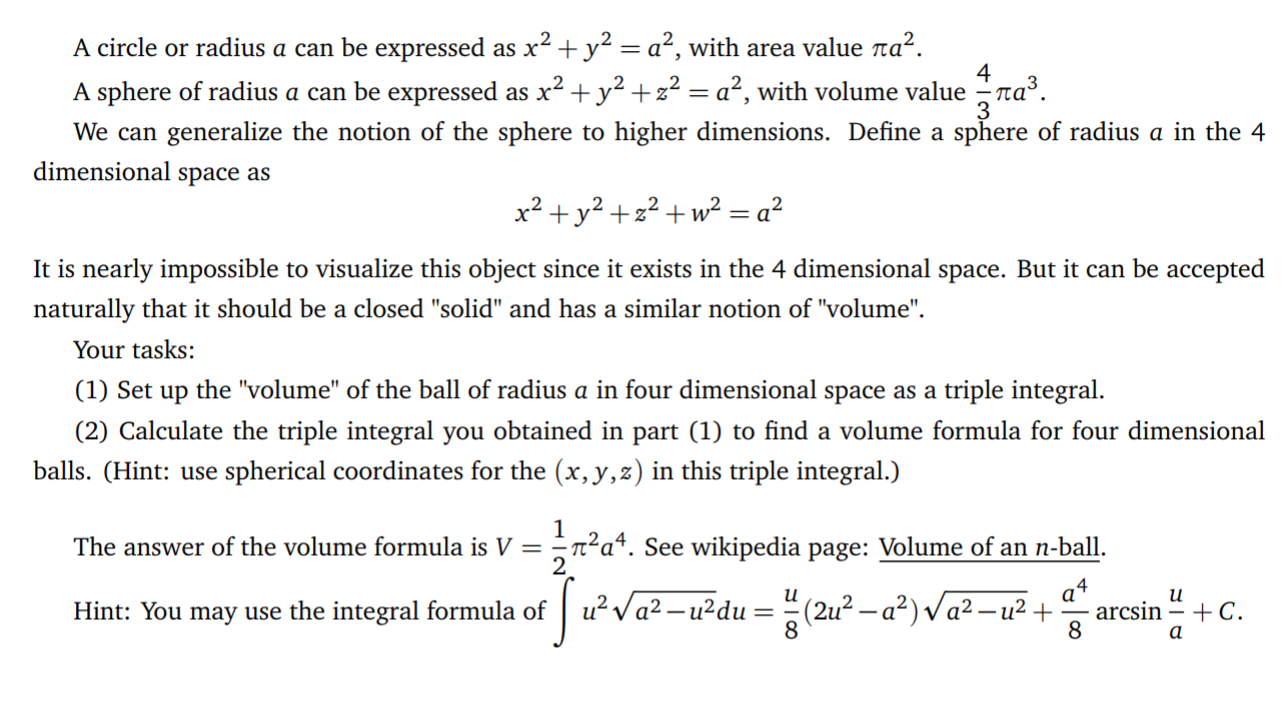 Solved A circle or radius a can be expressed as x2 + y2-a2, | Chegg.com