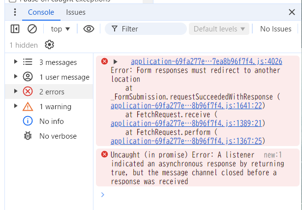 【Error】`Form responses must redirect to another location`のエラー #初心者 - Qiita