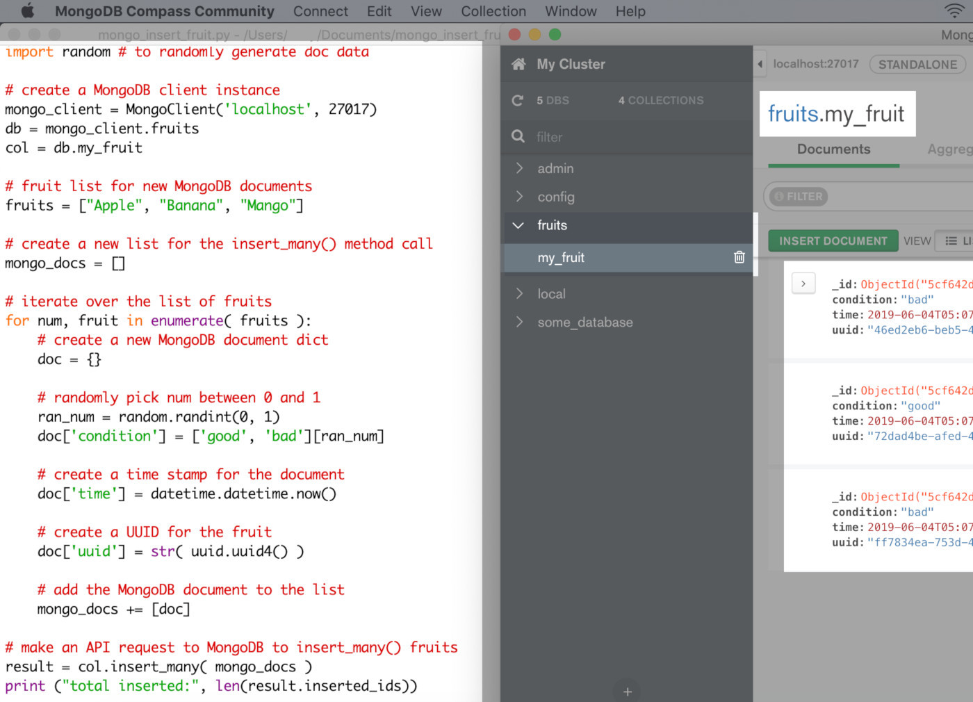 How To Bulk Insert Multiple Documents To A MongoDB Collection Using Python | ObjectRocket