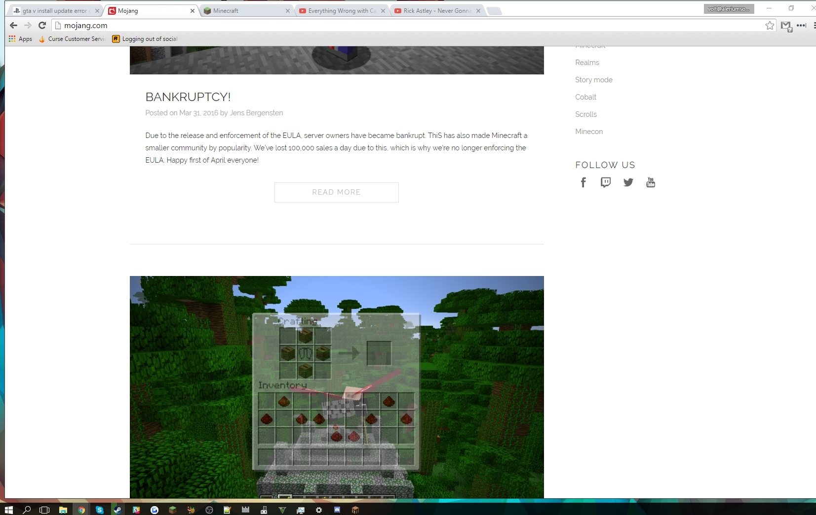 Mojang EULA Enforcement | Page 60 | SpigotMC - High Performance ...