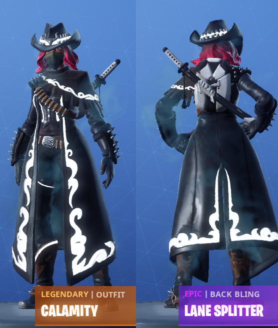Stage 5 Calamity (White) with Ignition back bling : r/FortniteFashion