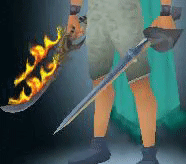 Funny graphical bug with the Flaming Sword Enchantment and off-hand ...