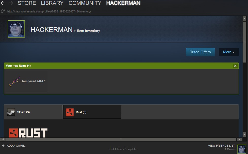 just after 900 hours got a pretty decent drop : r/playrust