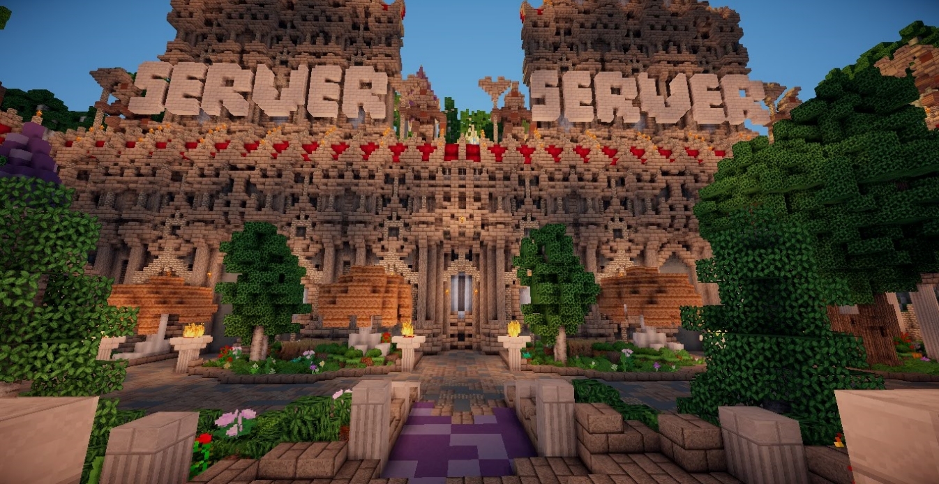 [Comission] "Arcadia Hub" (8 portals) Minecraft Map