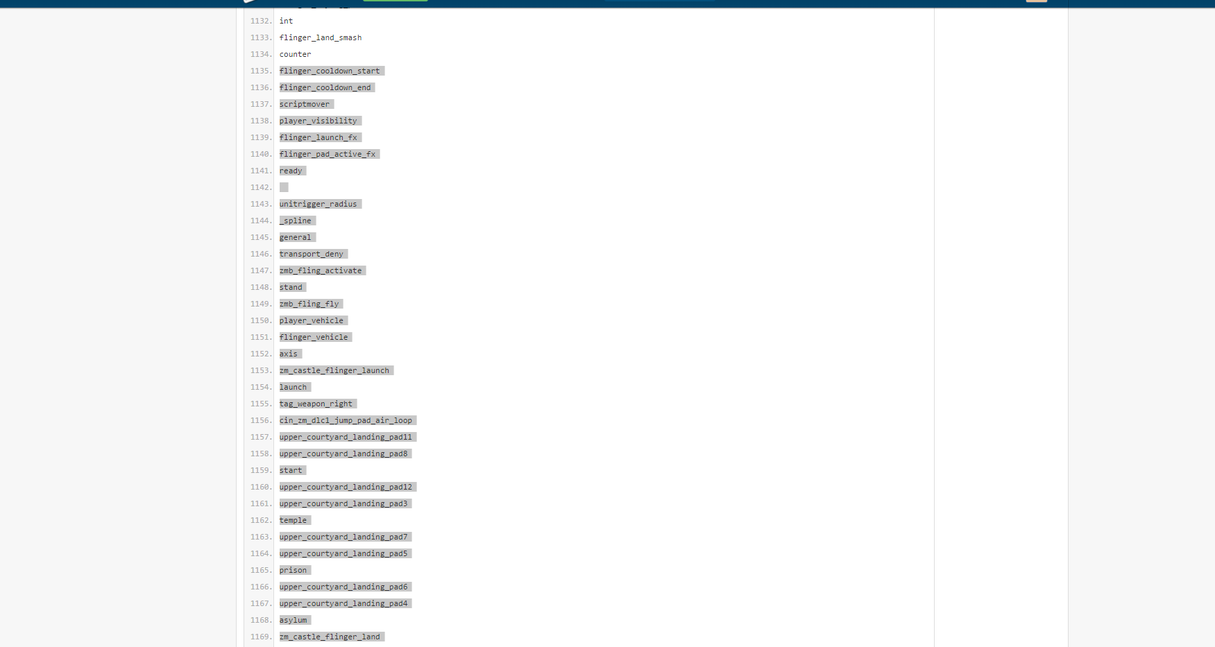 Interesting code I found in the GSC file of revelations : CODZombies