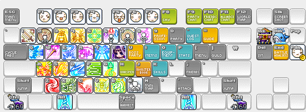 ITT: Mercedes Key Config : r/Maplestory