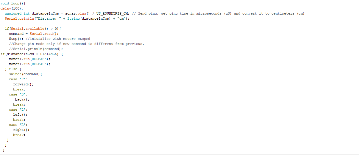 How could I add obstacle avoidance in this code? : r/arduino