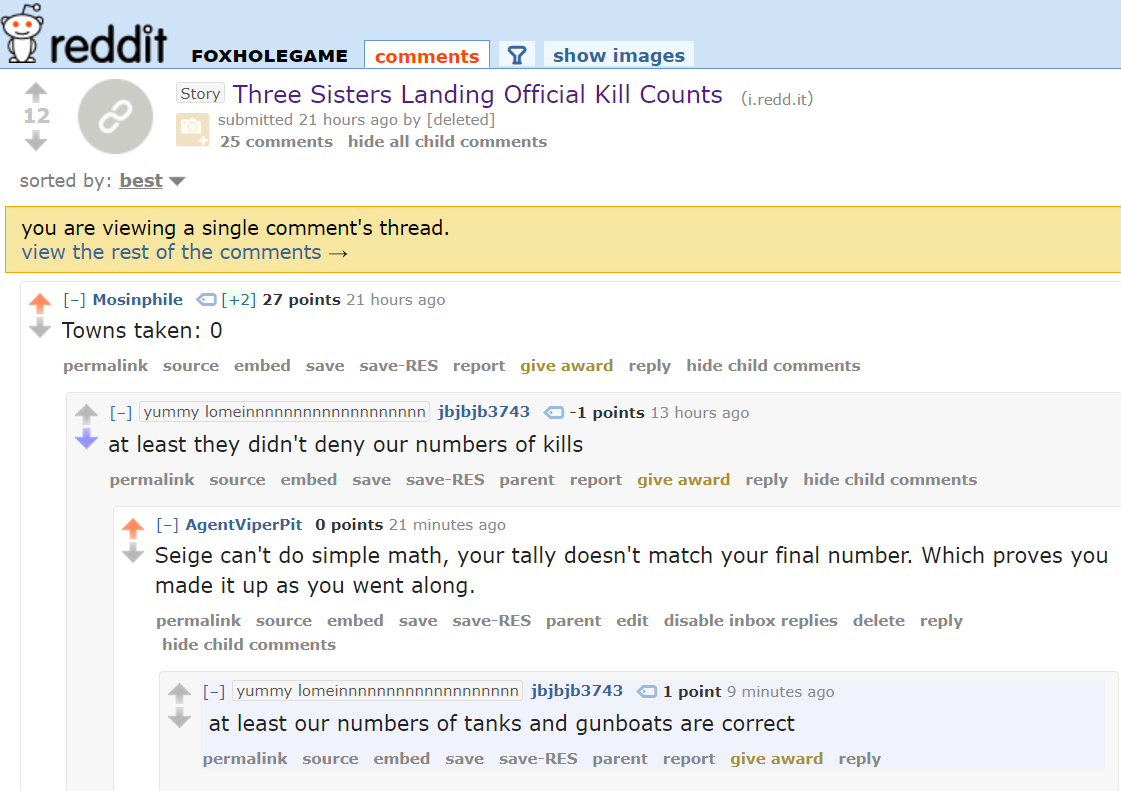 Seige Official Killcount deleted after being caught lying and unable to ...