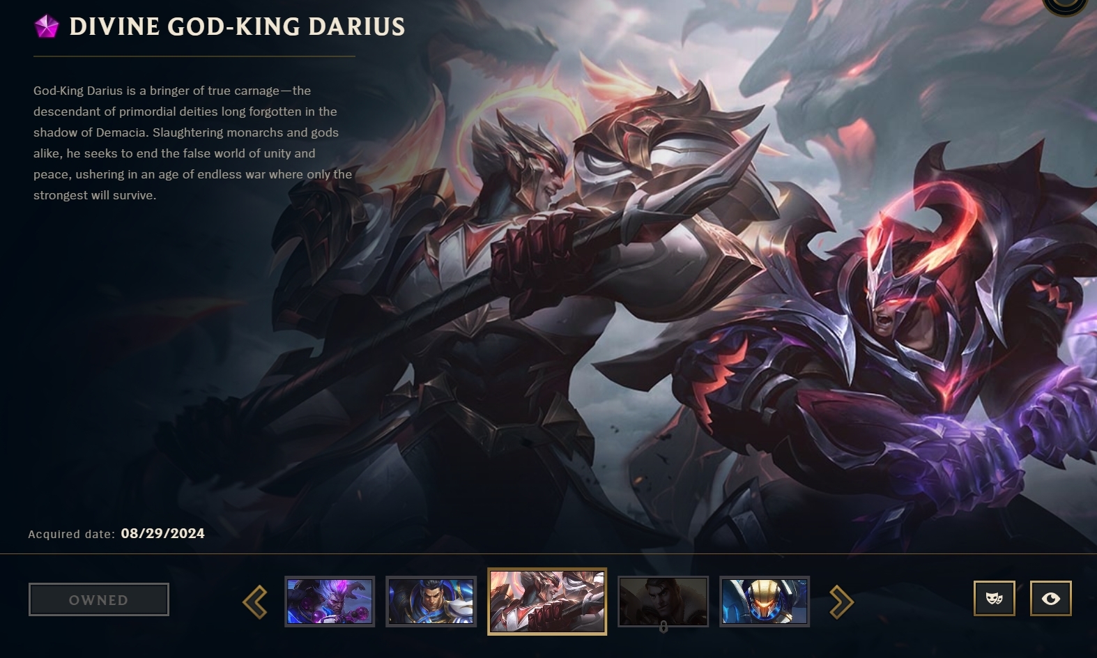 SOLD - League of Legends 1665 Skins Immortalized Ahri, PAX JAX and more ...